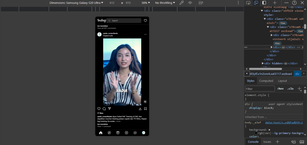 Cara Membuat Post Story Instagram (IG) di Laptop dan PC - Teroopong